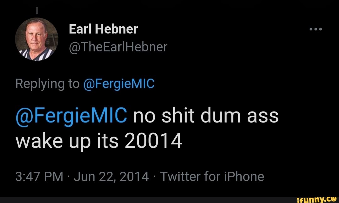 Earl Hebner Tweets