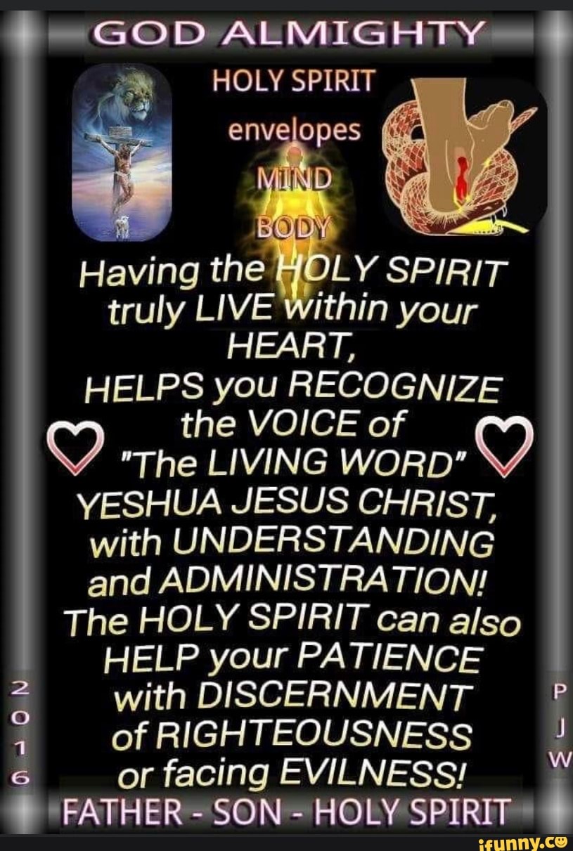 GOD ALMIGHTY HOLY SPIRIT envelopes Having the HOLY SPIRIT truly LIVE ...