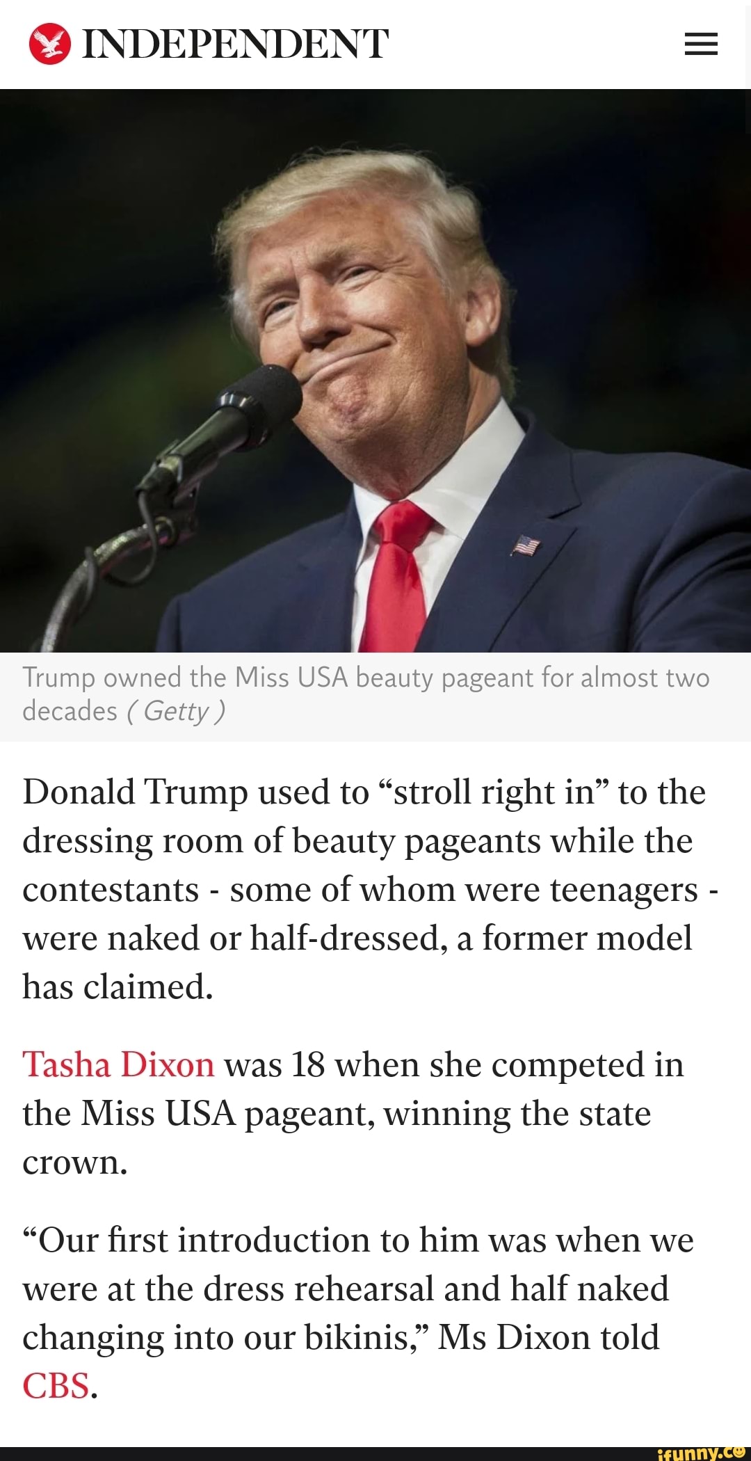 INDEPENDENT Trump owned the Miss USA beauty pageant for almost two ...