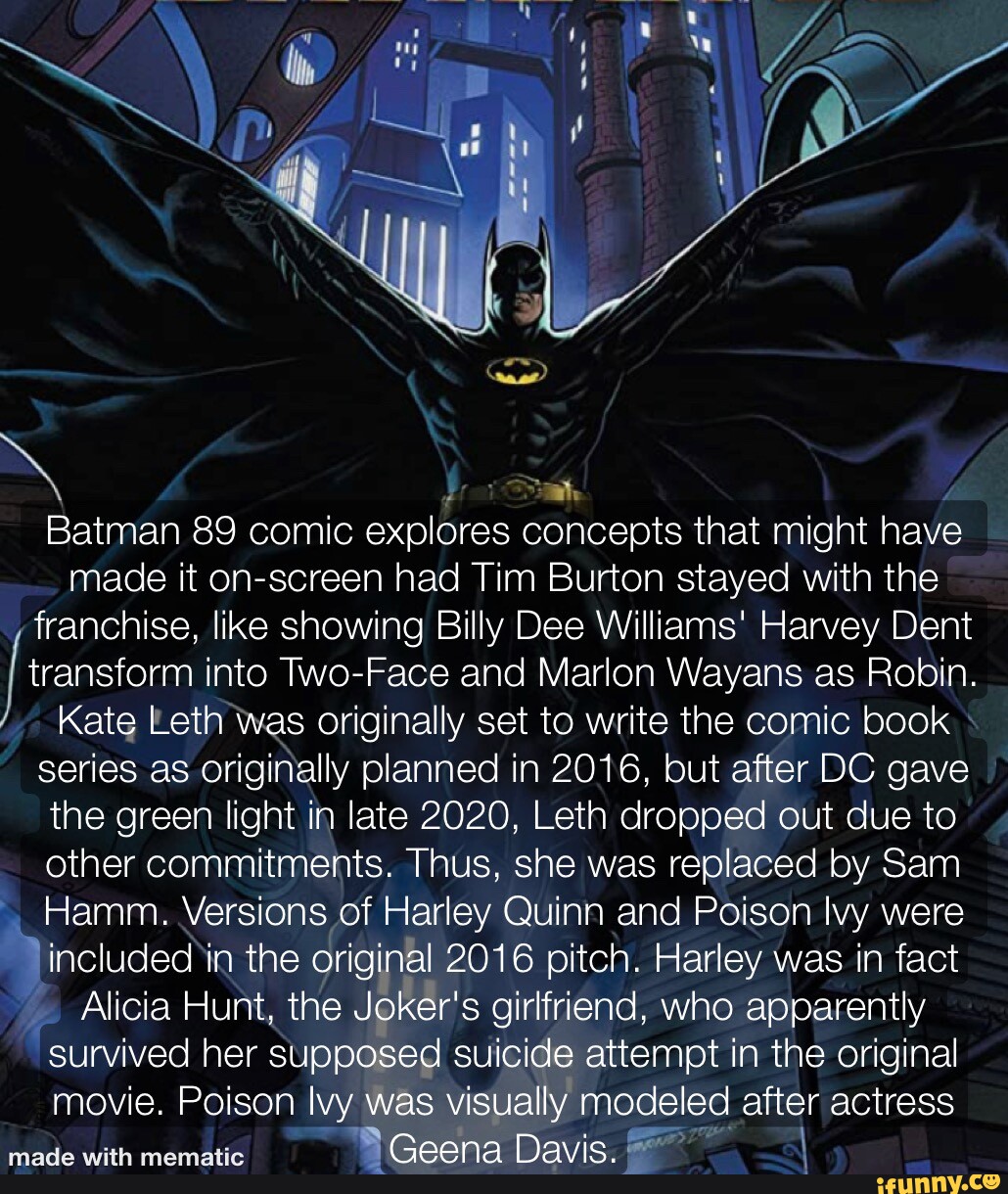 Batman 89 comic explores concepts that might have made it on-screen had ...