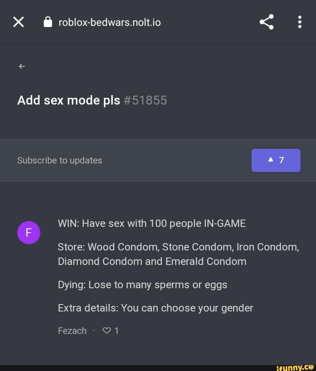 Roblox Add Sex Mode Pls 51855 Subscribe To Updates Win