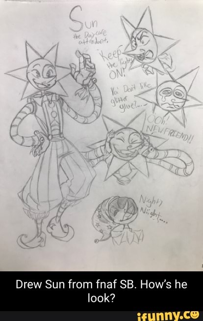 Drew Sun from fnaf SB. How's he look? - iFunny