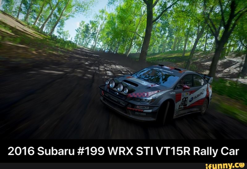 2016 Subaru #199 WRX STI VT15R Rally Car - 2016 Subaru #199 WRX STI ...