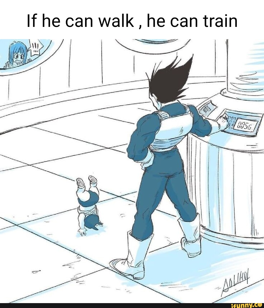 If he can walk , he can train - iFunny