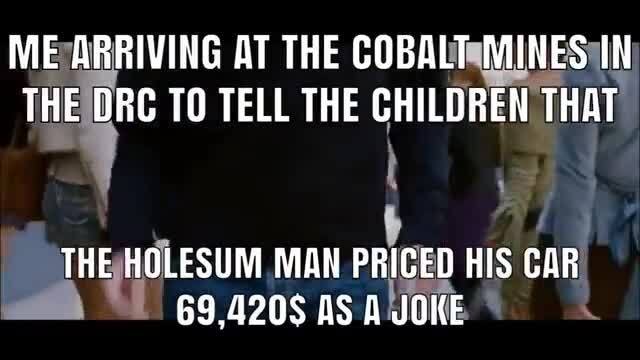 ME ARRIVING AT THE COBALT MINES IN THE DRC TO TELL THE CHILDREN THAT ...