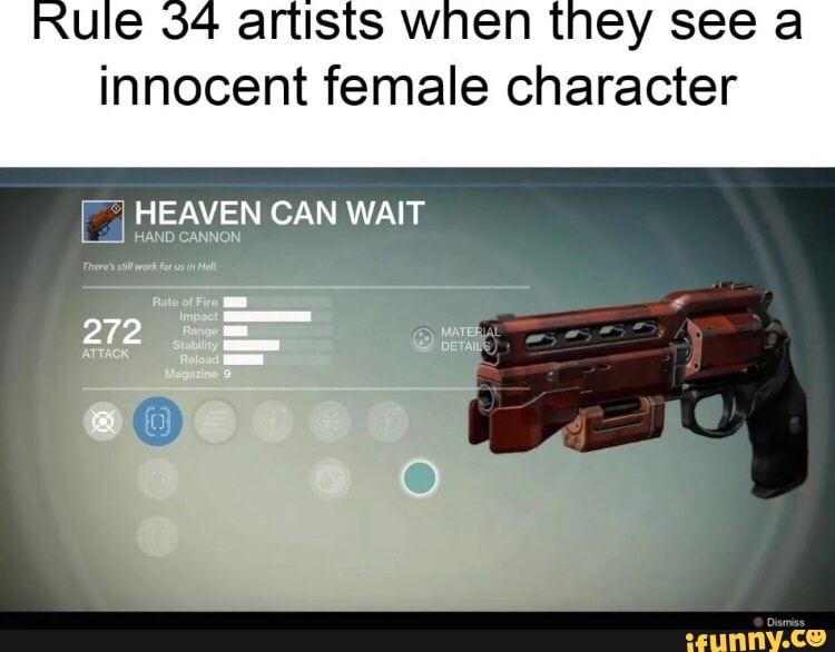 Rule 34 Artists When They See A Innocent Female Character Ifunny
