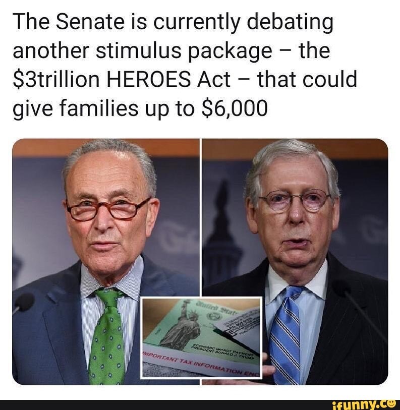 The Senate is currently debating another stimulus package the ...