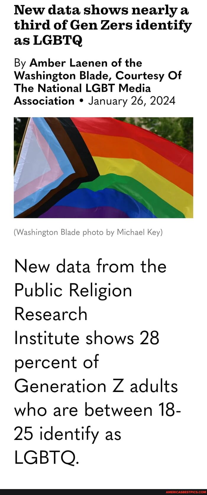 New data shows nearly a third of Gen Zers identify as LGBTQ By Amber ...