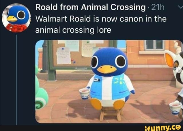 Roald from Animal Crossing Walmart Roald is now canon in the animal ...