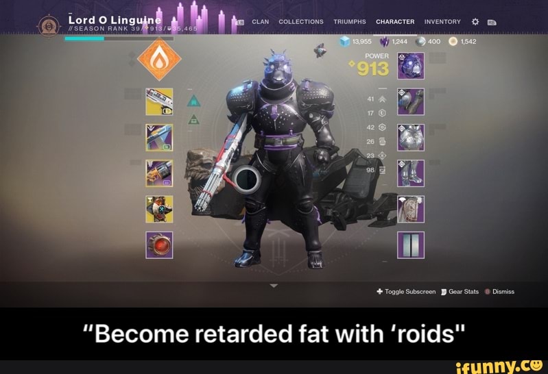 QYwu-aw-w "...m... . w.... "Become retarded fat with 'roids" - “Become ...