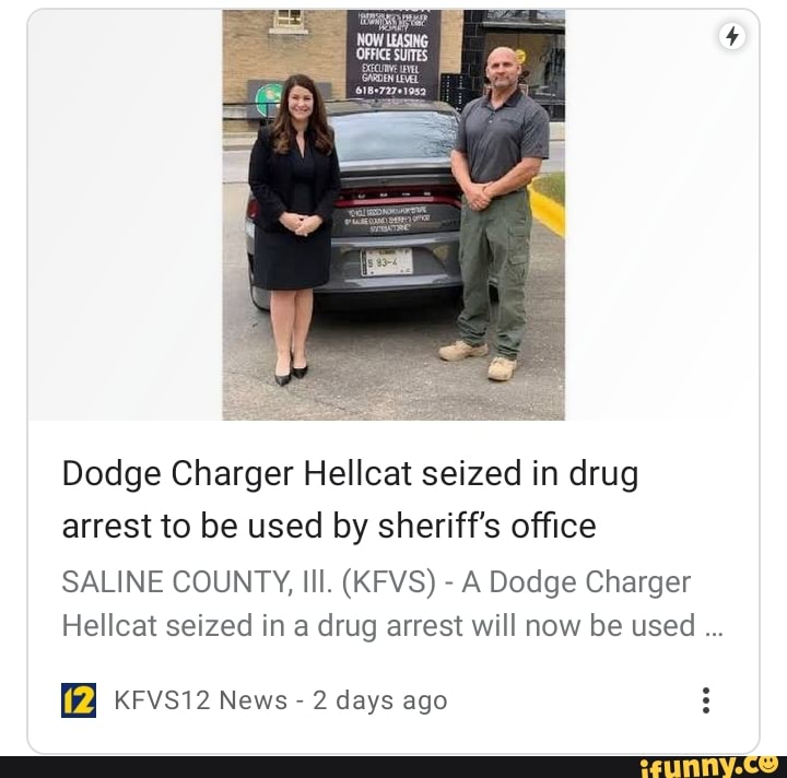 Dodge Charger Hellcat seized in drug arrest to be used by sheriff's ...