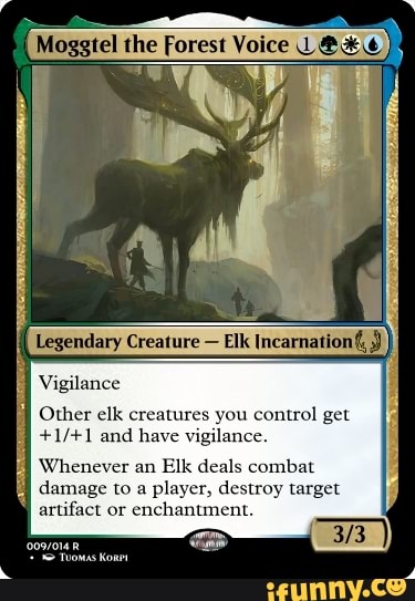 Mogstel the Forest Voice CEO 4 q Legendary Creature Elk Incarnation', 3 ...