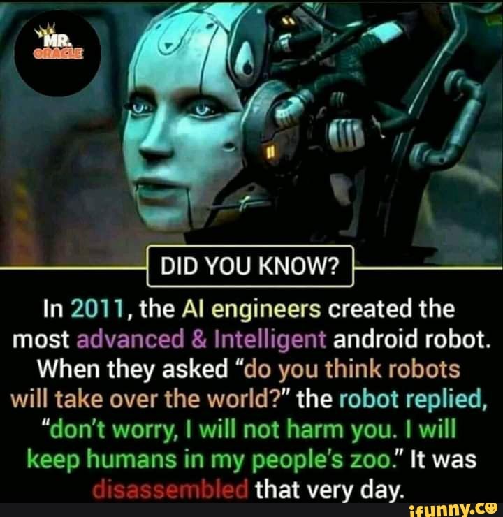 DID YOU KNOW? In 2011, the Al engineers created the most advanced ...