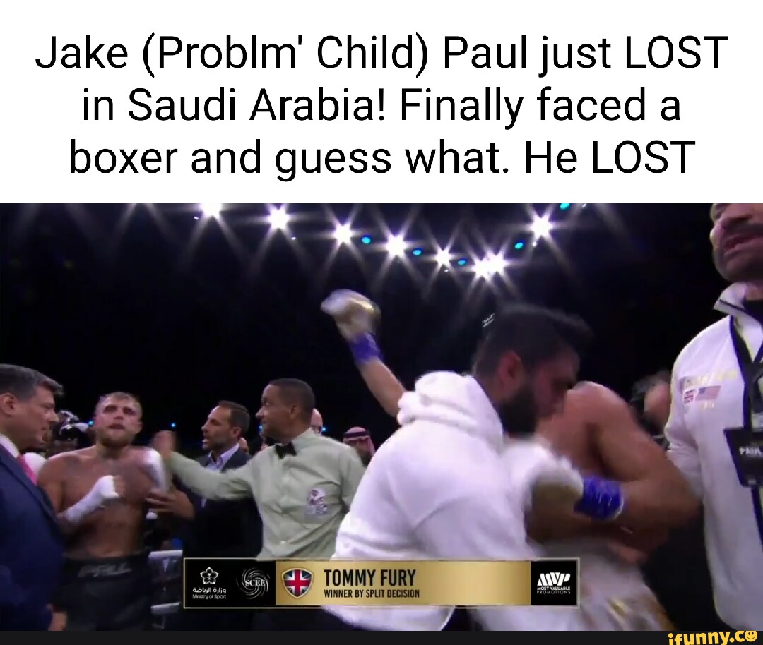 Jake (Problm' Child) Paul just LOST in Saudi Arabia! Finally faced a ...