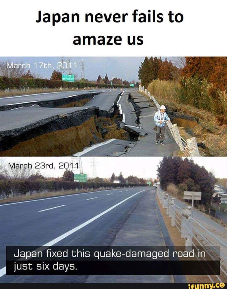 Japan always keeps it up ... ... - Japan never fails to amaze us March ...