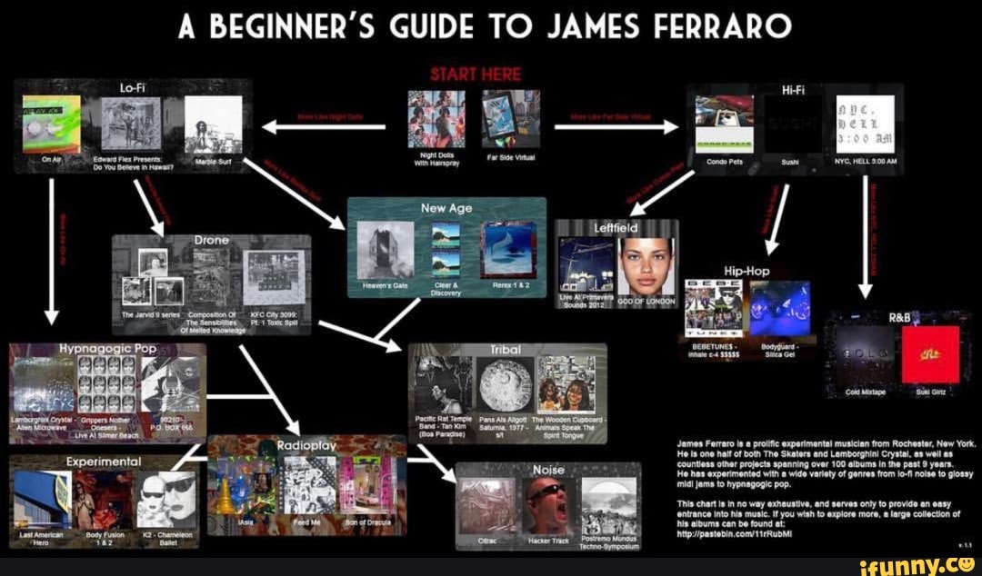 A BEGINNER'S GUIDE TO JAMES FERRARO - iFunny