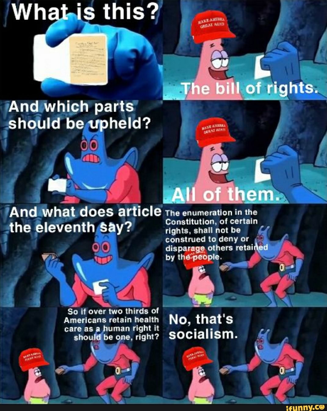 What is this? The The bill of rights. And which parts should be held ...