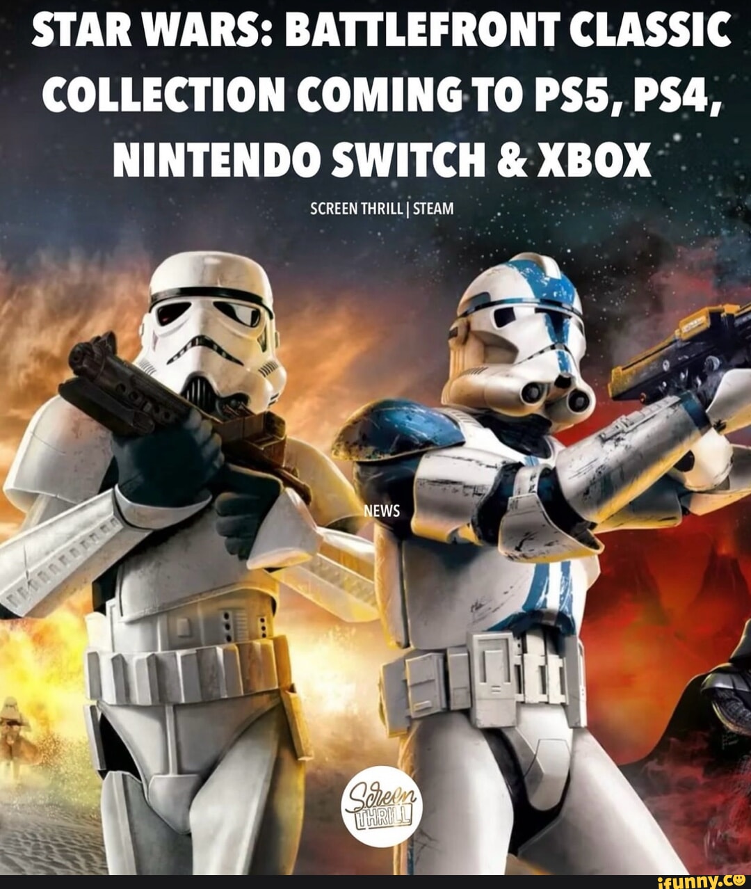 STAR WARS: BATTLEFRONT CLASSIC COLLECTION COMING TO NINTENDO SWITCH ...