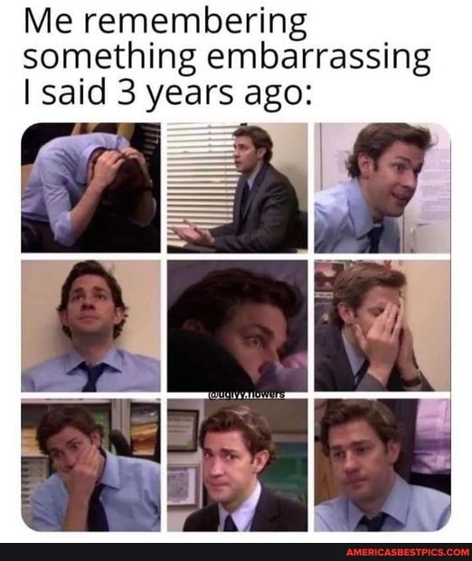 Me remembering something embarrassing I said 3 years ago: - America’s ...