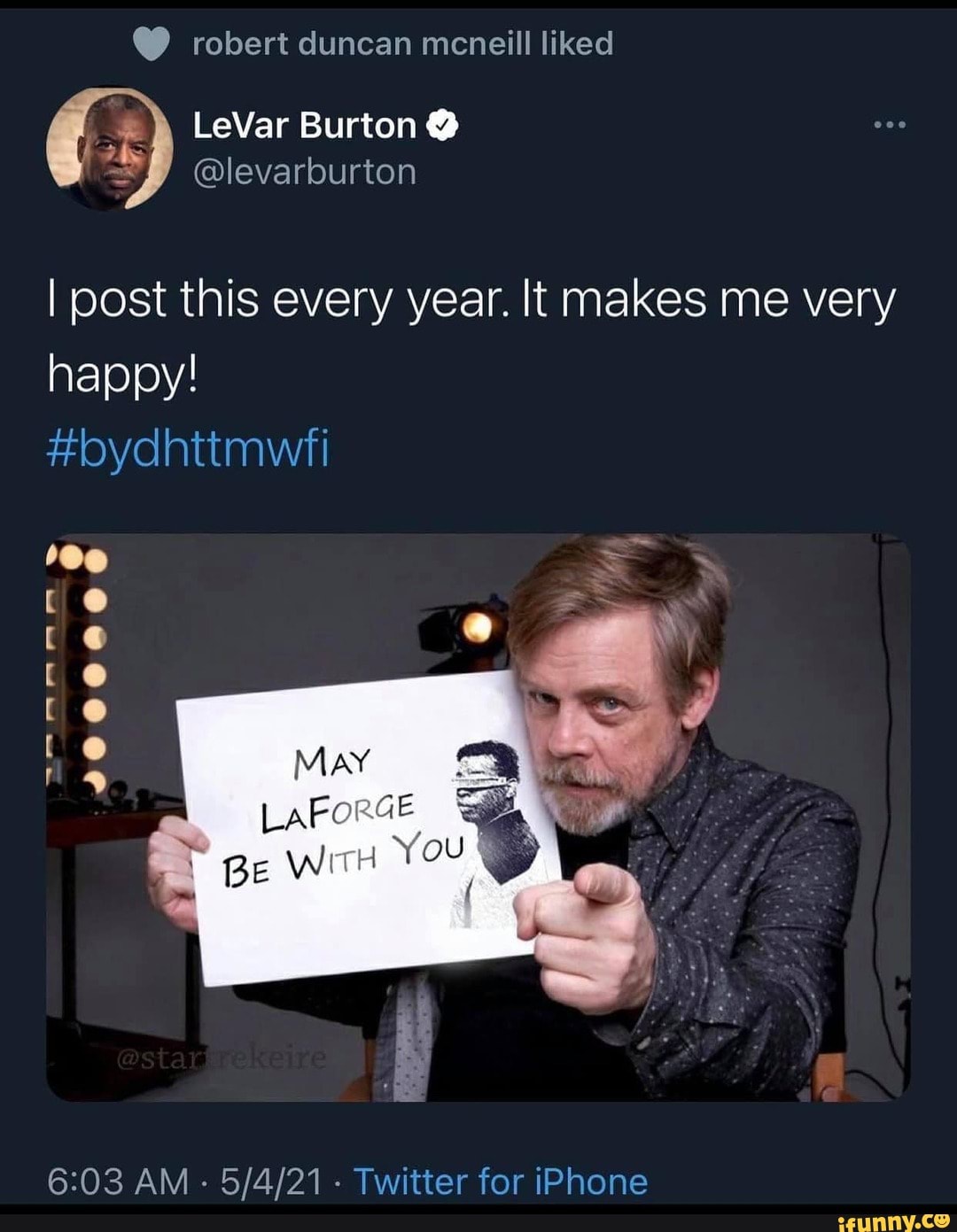 Levar_burton memes. Best Collection of funny Levar_burton pictures on ...