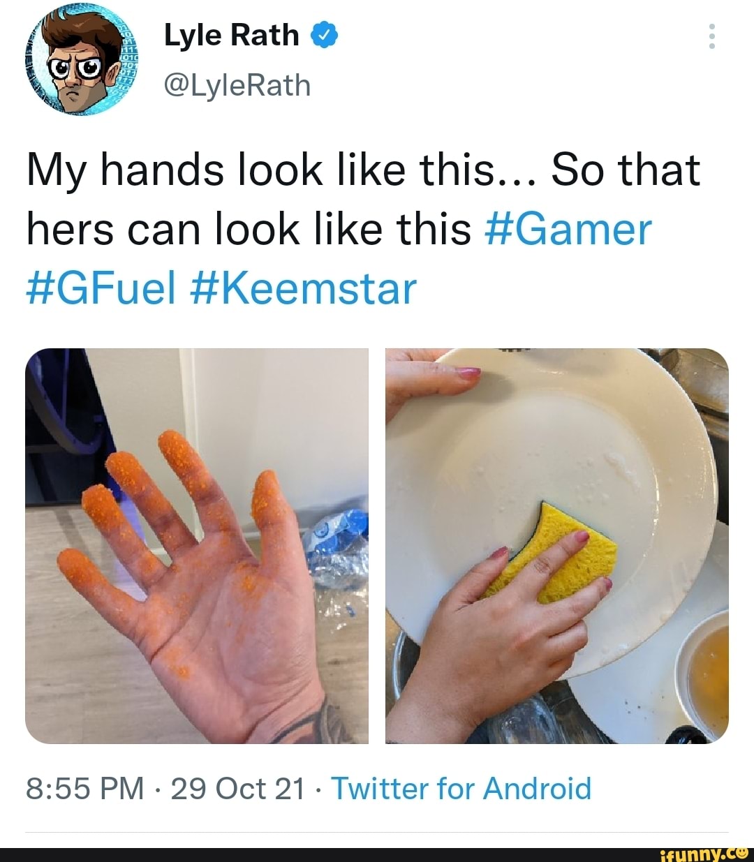 Lyle Rath @ As My hands look like this... So that hers can look like ...