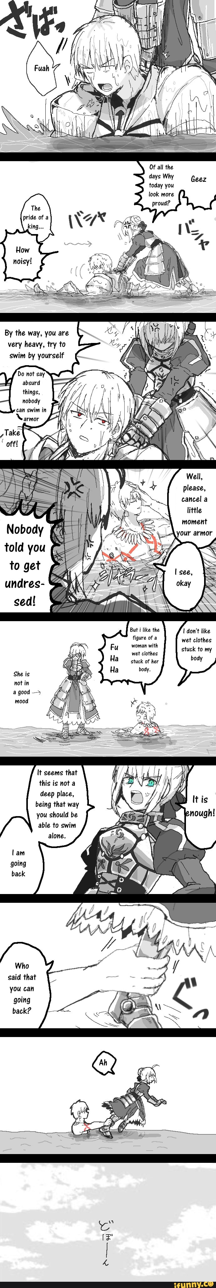Gilgamesh_x_saber memes. Best Collection of funny Gilgamesh_x_saber ...