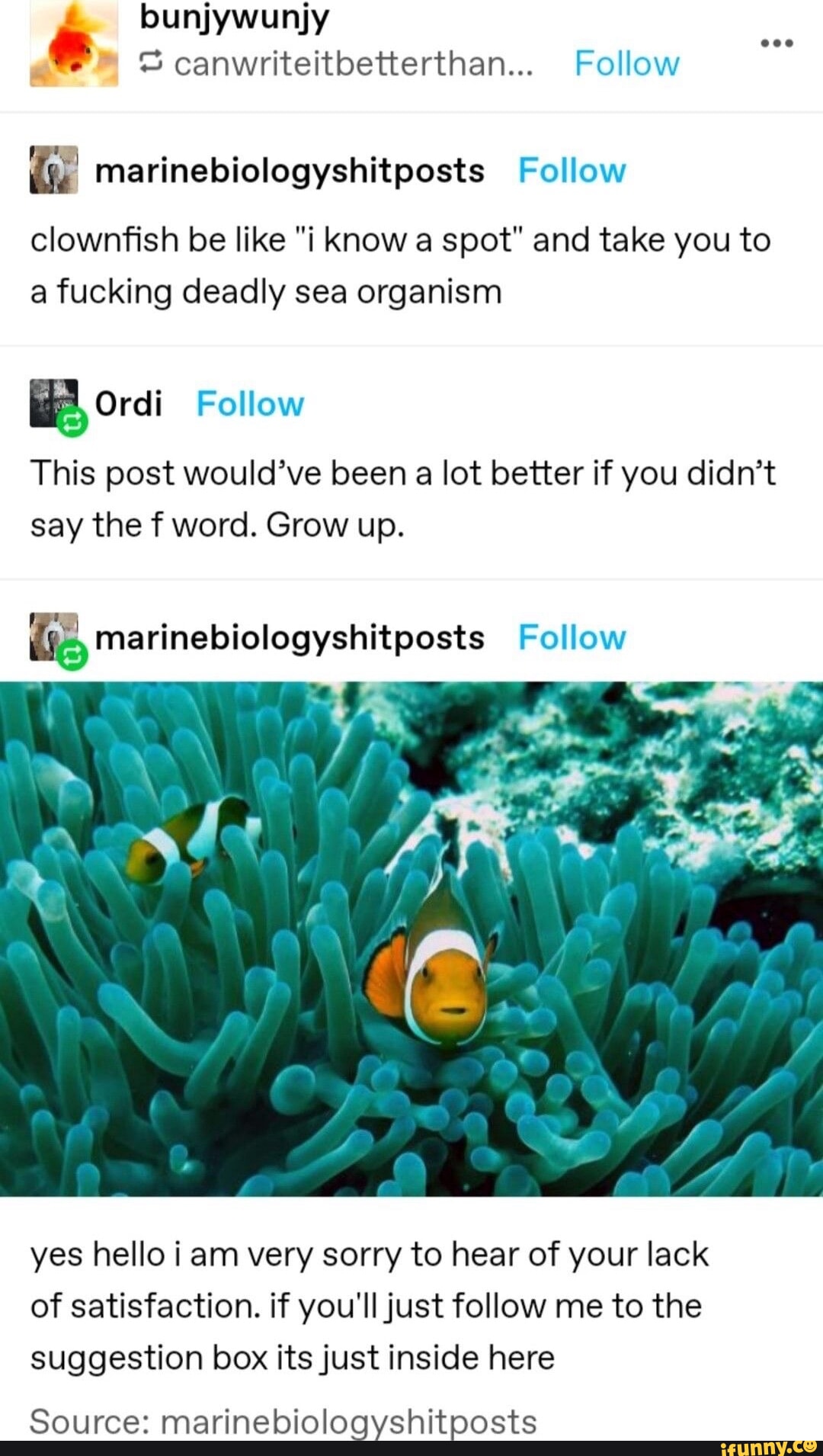 Clownfish memes. Best Collection of funny Clownfish pictures on iFunny