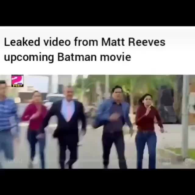 Leaked video from Matt Reeves upcoming Batman movie - iFunny :)