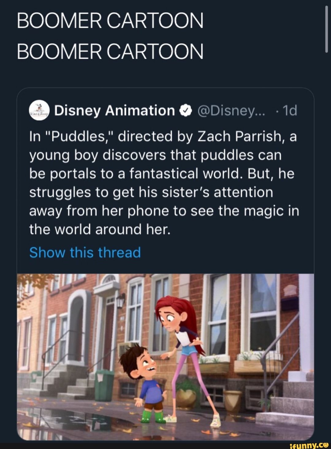 BOOMER CARTOON BOOMER CARTOON . Disney Animation & @Disney... A 1d In ...