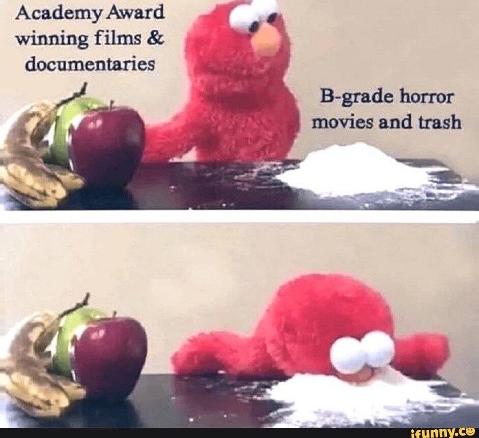 Academy Award winning films & documentaries wt B-grade horror movies ...