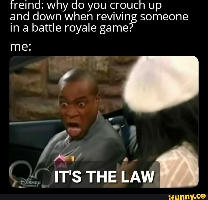 Freina: why do you crouch up and down when reviving someone in a battle ...