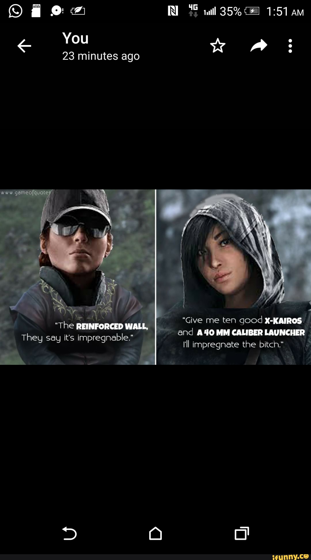 Impregnatable memes. Best Collection of funny Impregnatable pictures on ...