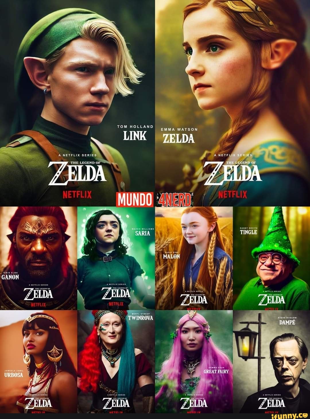 LINK ZELDA FELDA FELDA MUNDO TINGLE " Me tit GANON "ZELDA "ZELDA "FELDA ...