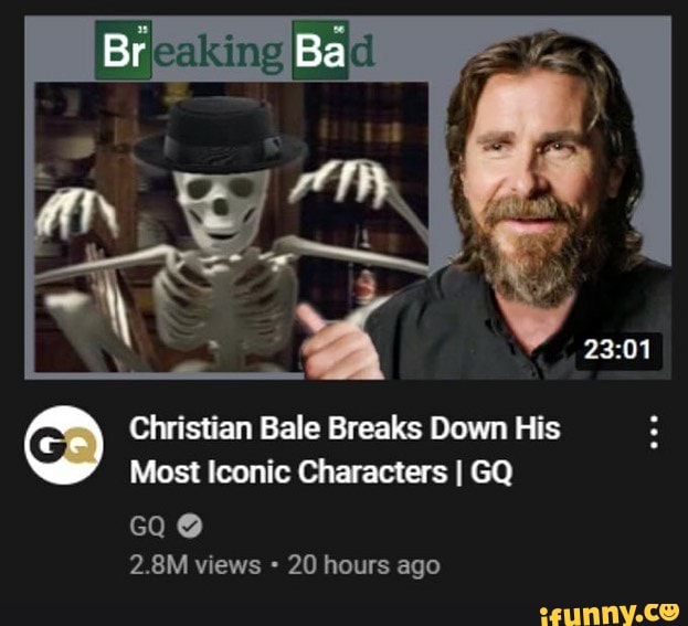 Br Ba Christian Bale Breaks Down His Most Iconic Characters I GQ 2.8M ...