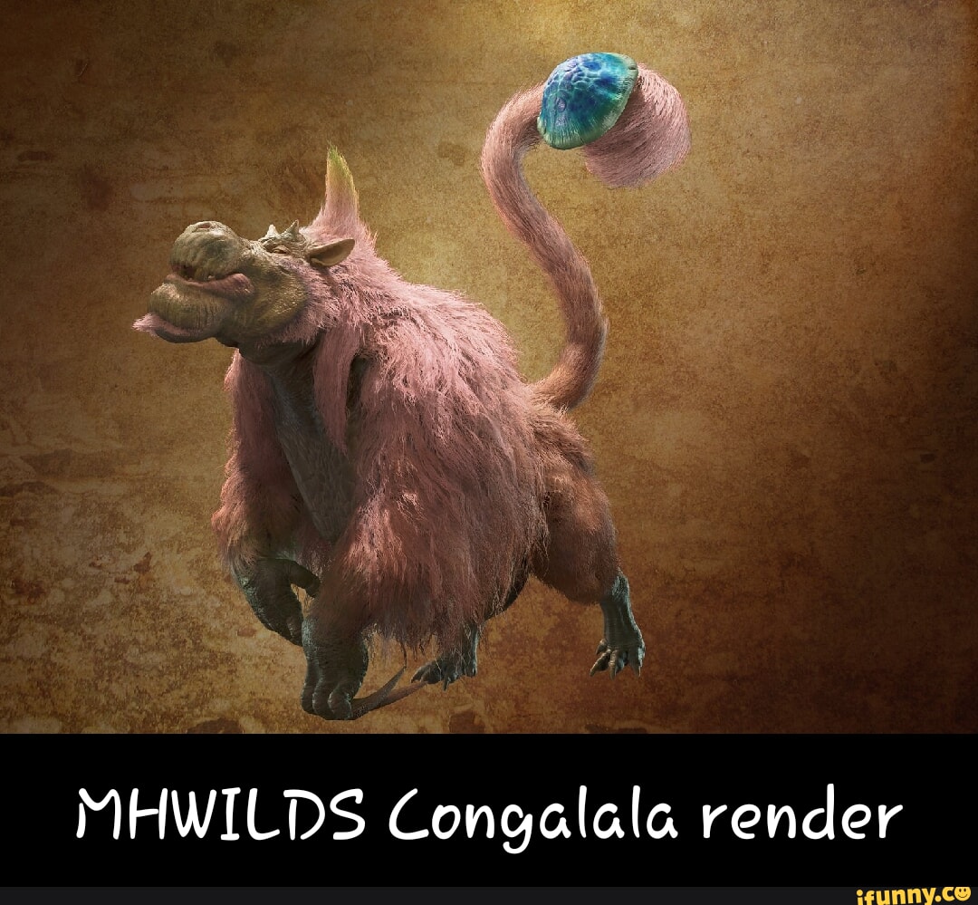 MHWILDS Congalala render - iFunny