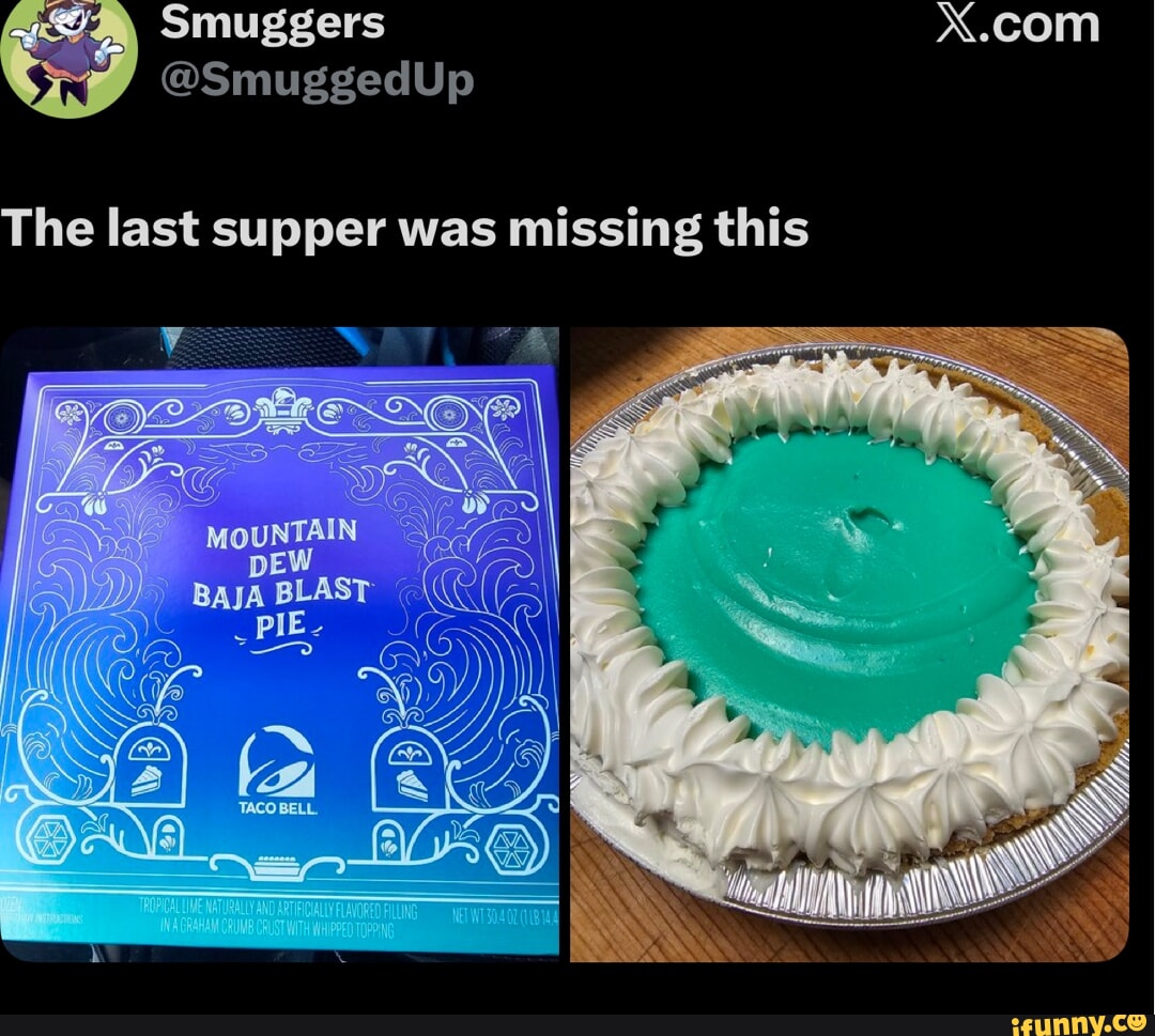 Smuggers @SmuggedUp The last supper was missing this MOUNTAIN DE CC ...