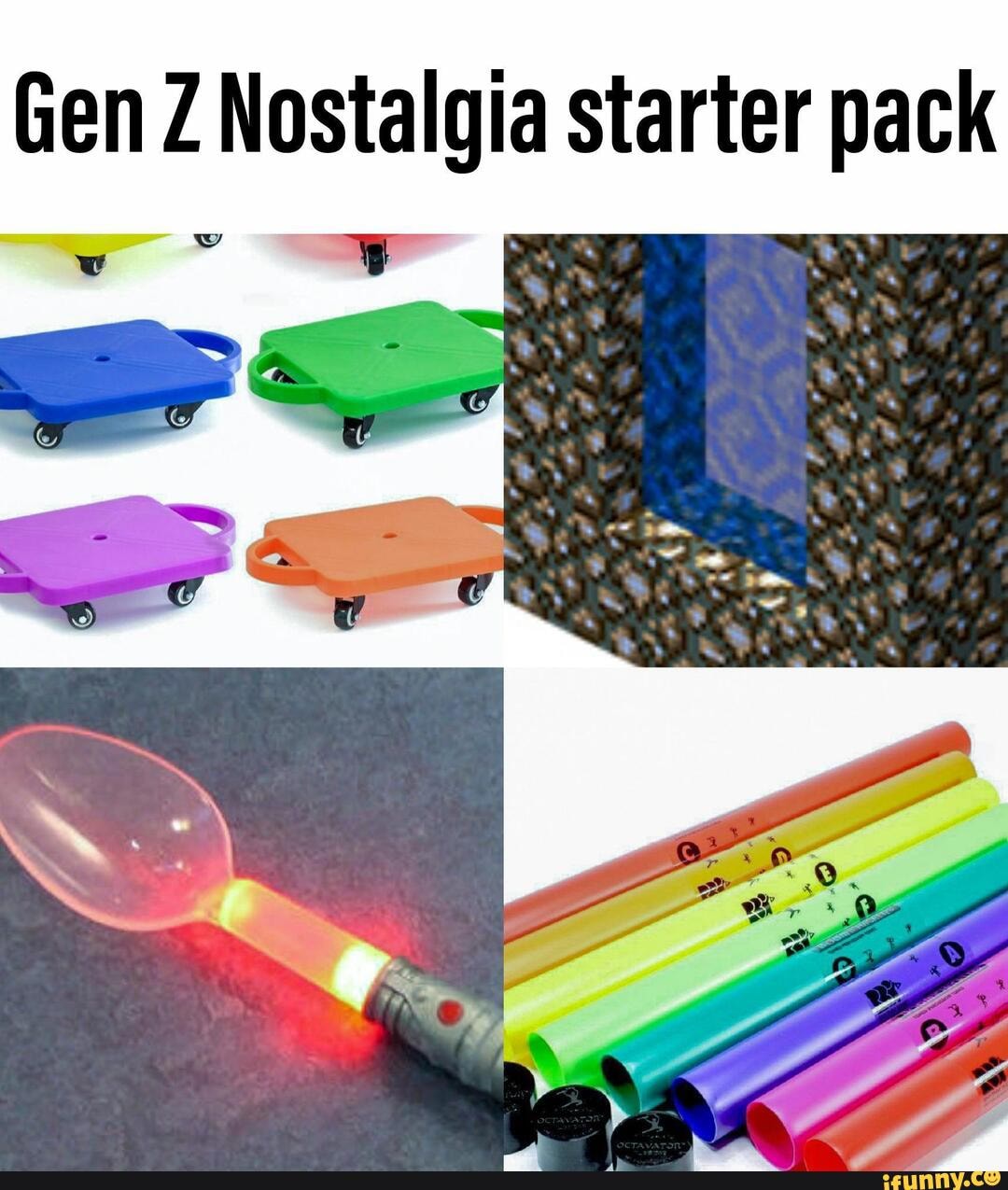 Gen Z Nostalgia starter pack - iFunny