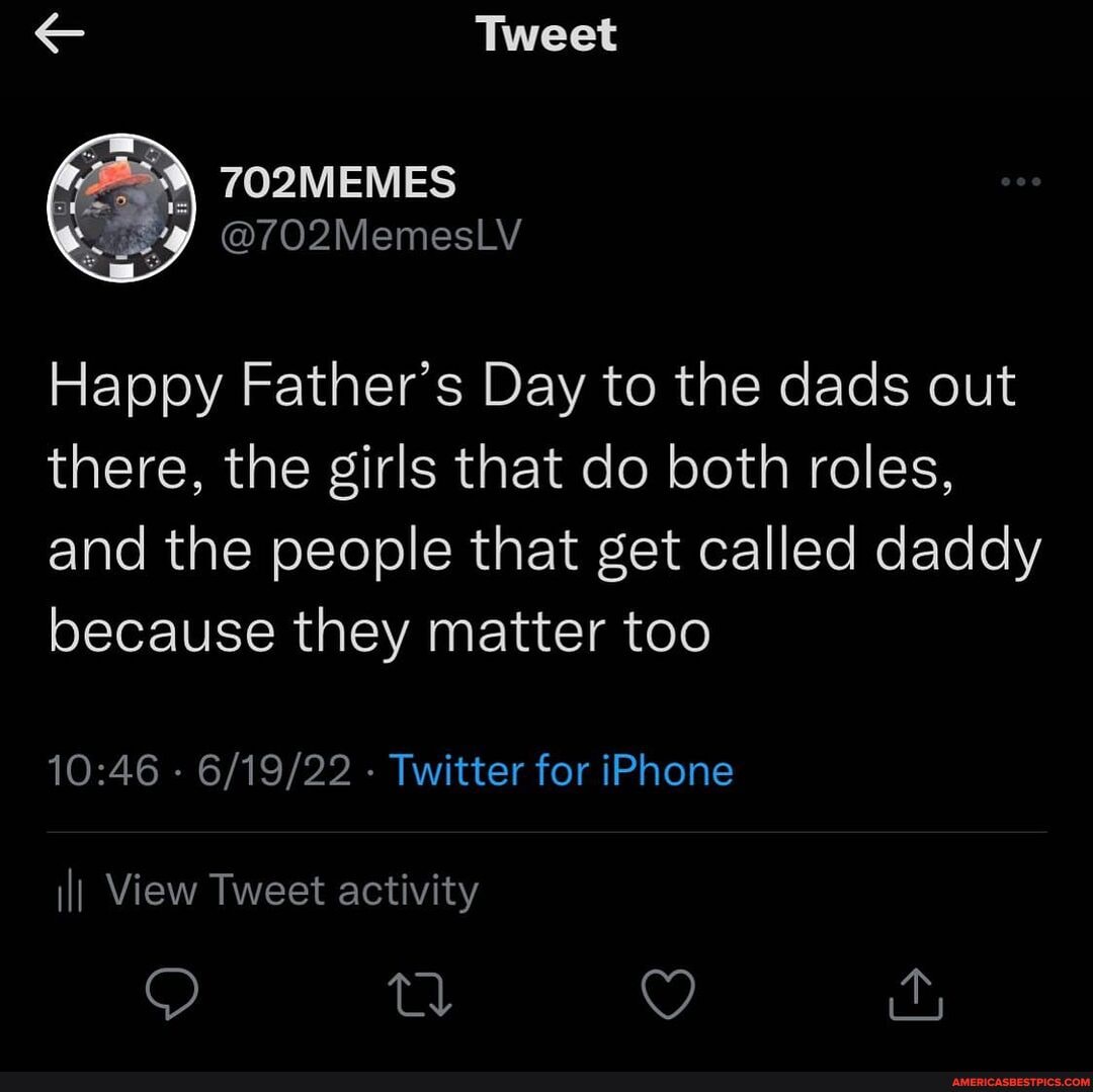 Tweet Happy Father's Day to the dads out there, the girls that do both ...