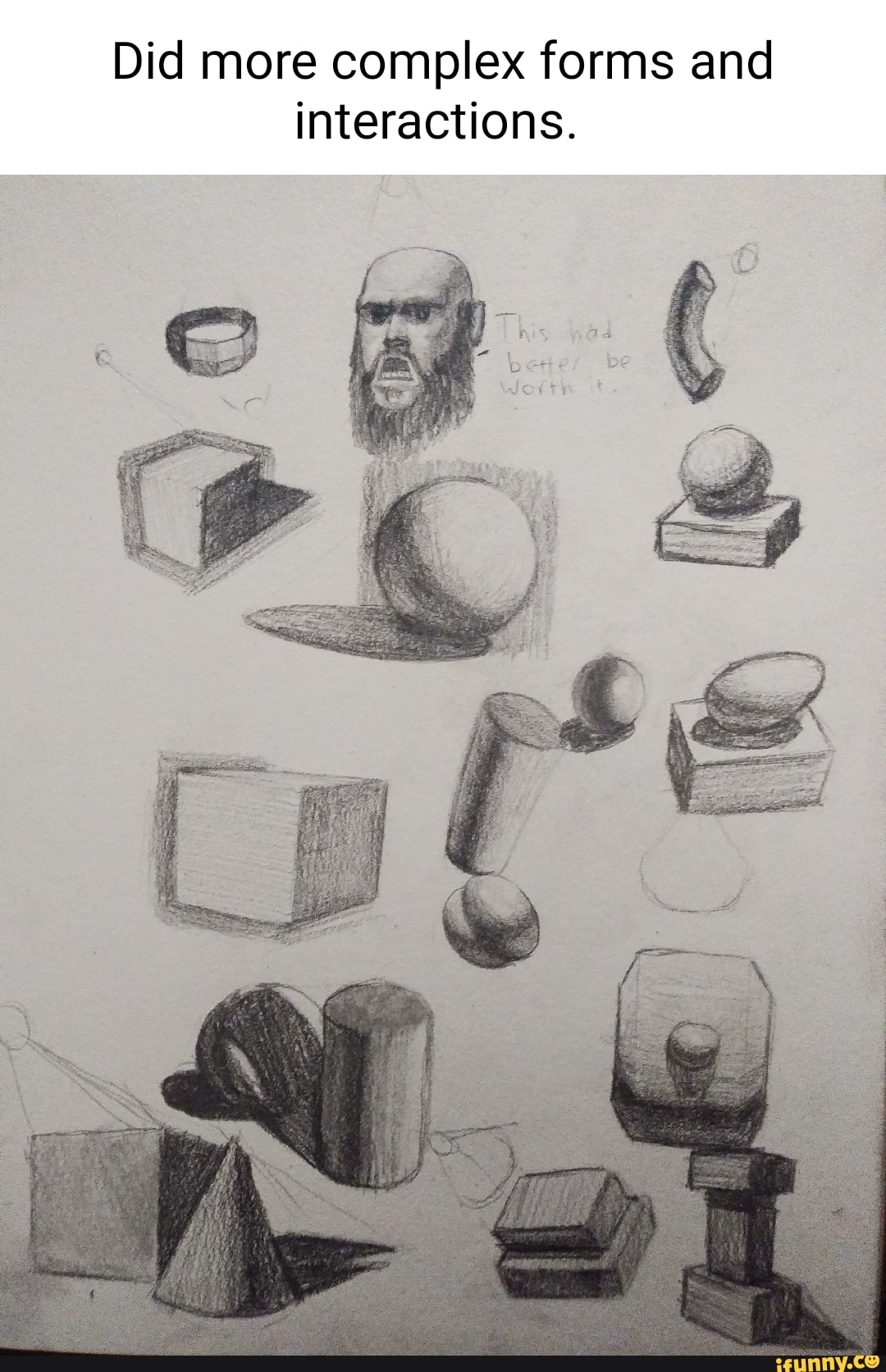 Did more complex forms and interactions. - iFunny