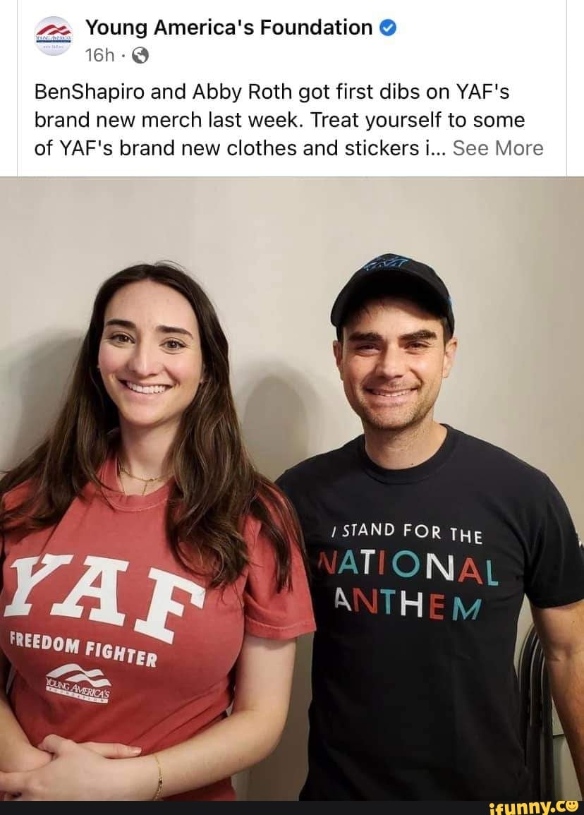 Young America's Foundation @ BenShapiro and Abby Roth got first dibs on ...