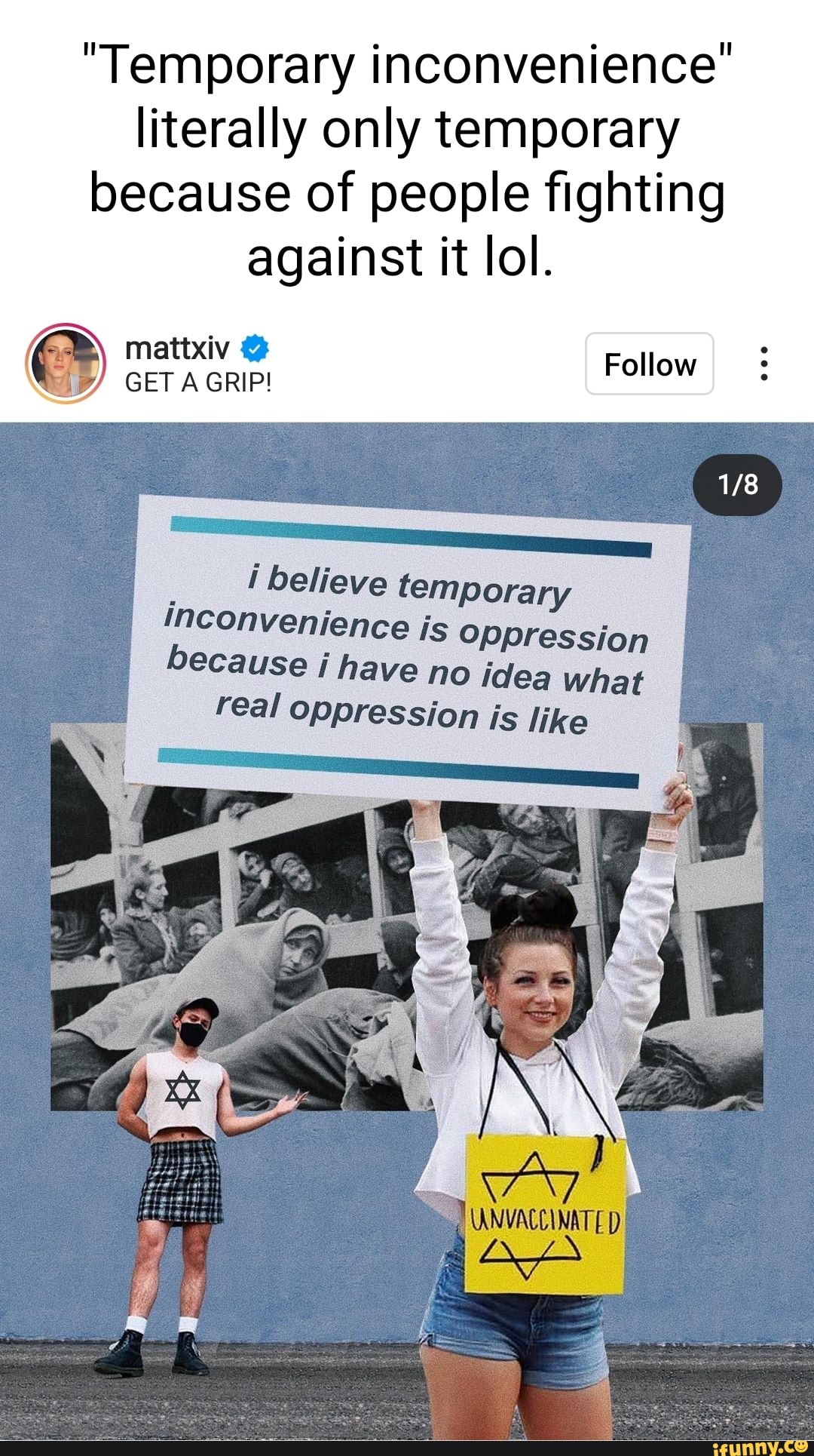 "Temporary inconvenience" literally only temporary because of people ...