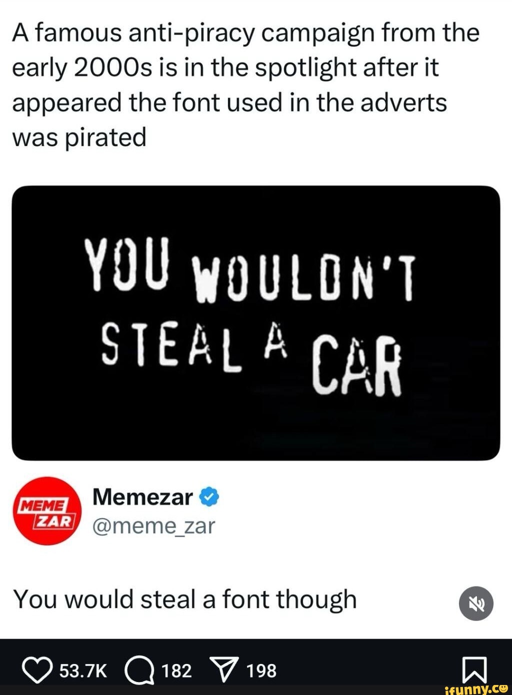 A famous anti-piracy campaign from the early 2000s is in the spotlight ...