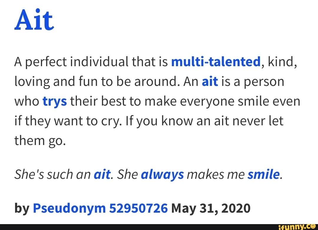 A perfect individual that is multi-talented, kind, loving and fun to be ...