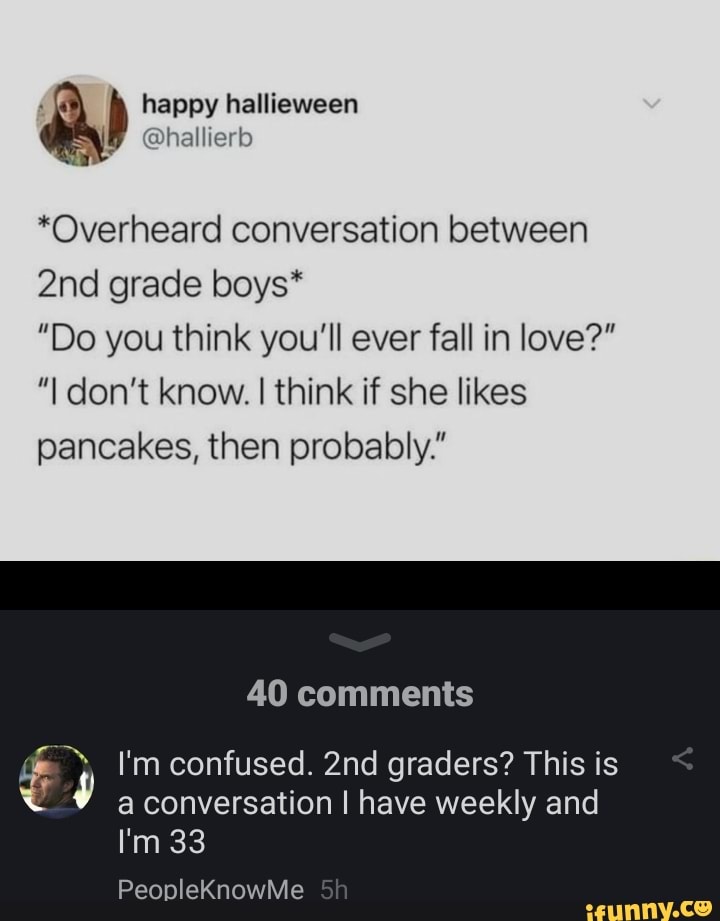 Happy hallieween @hallierb *Overheard conversation between and grade ...