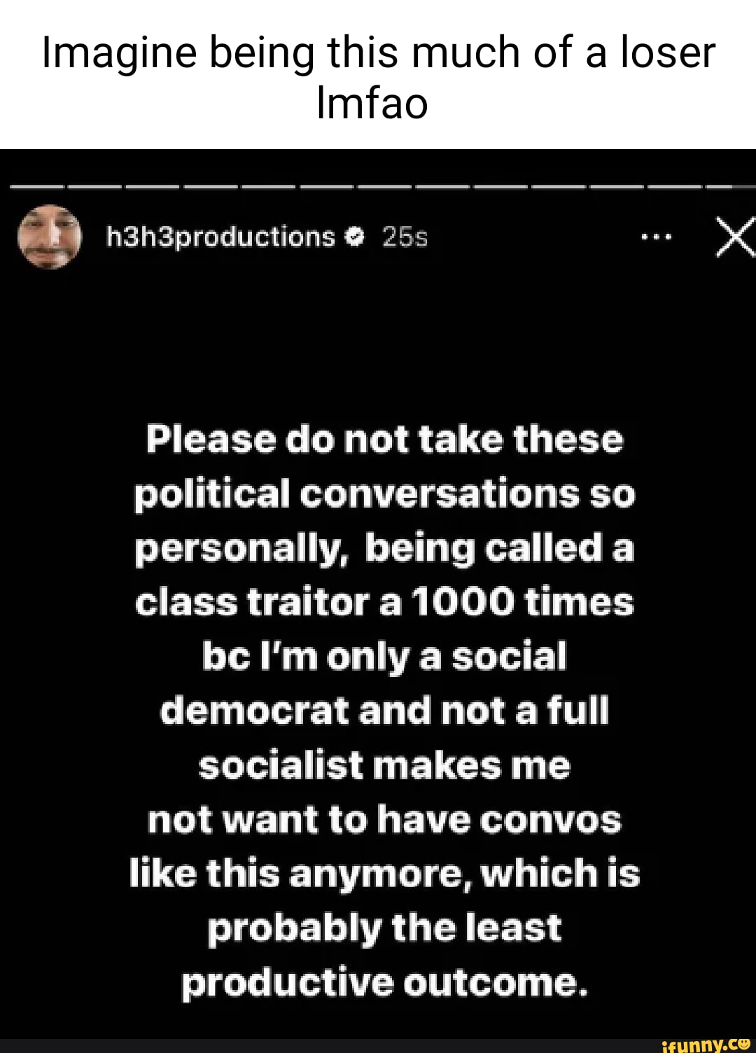 Imagine being this much of a loser Imfao productions @ 25 productions ...