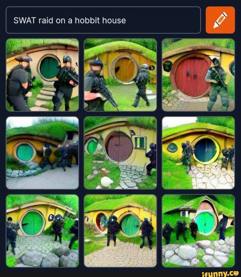 SWAT raid on a hobbit house - iFunny