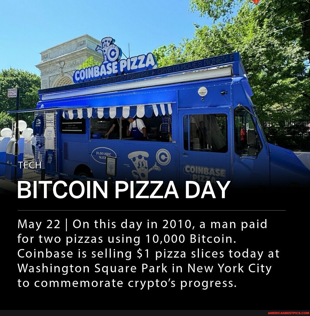 @coinbase brought a unique pizza truck to New York City. In a nod to ...