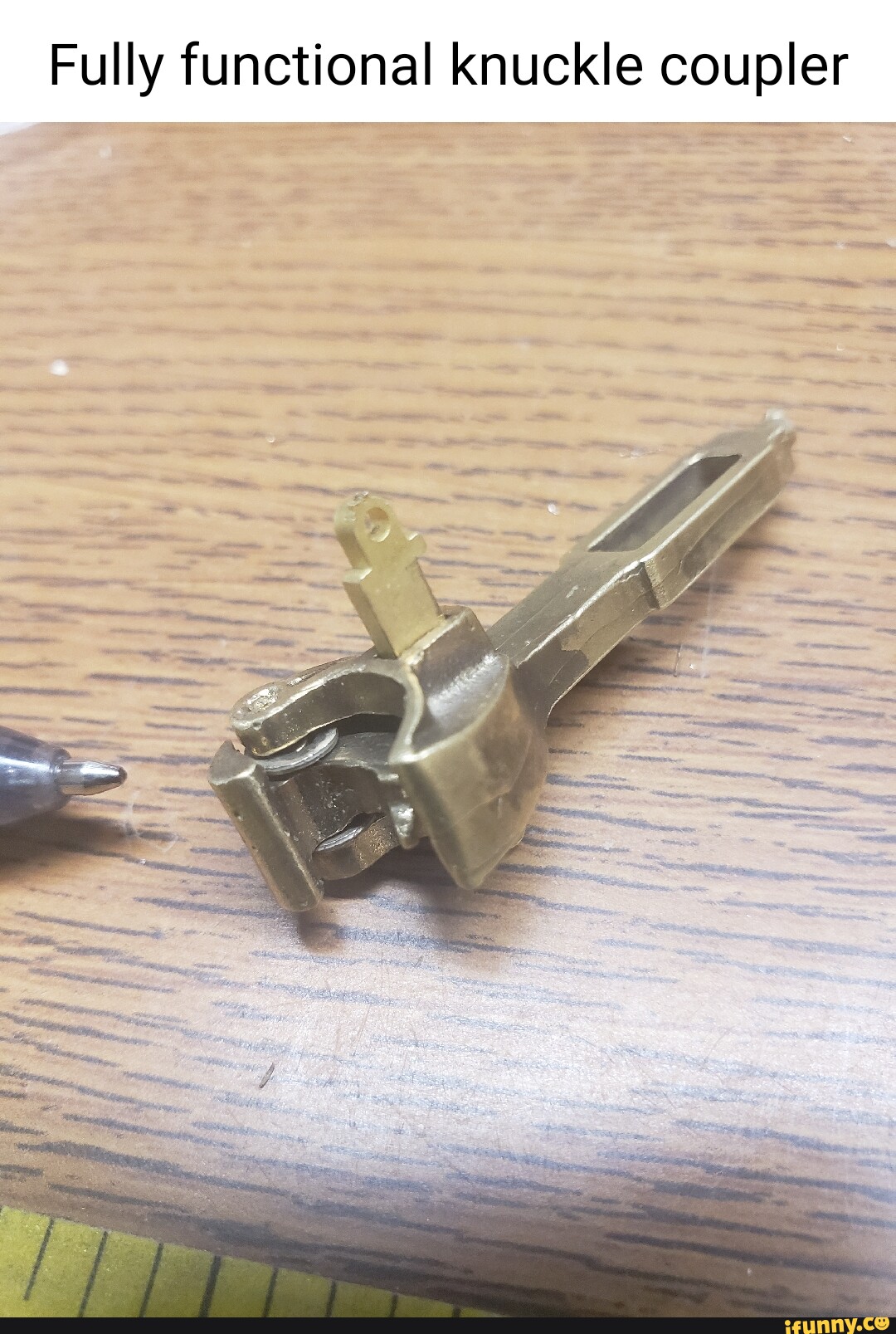 Fully functional knuckle coupler - iFunny