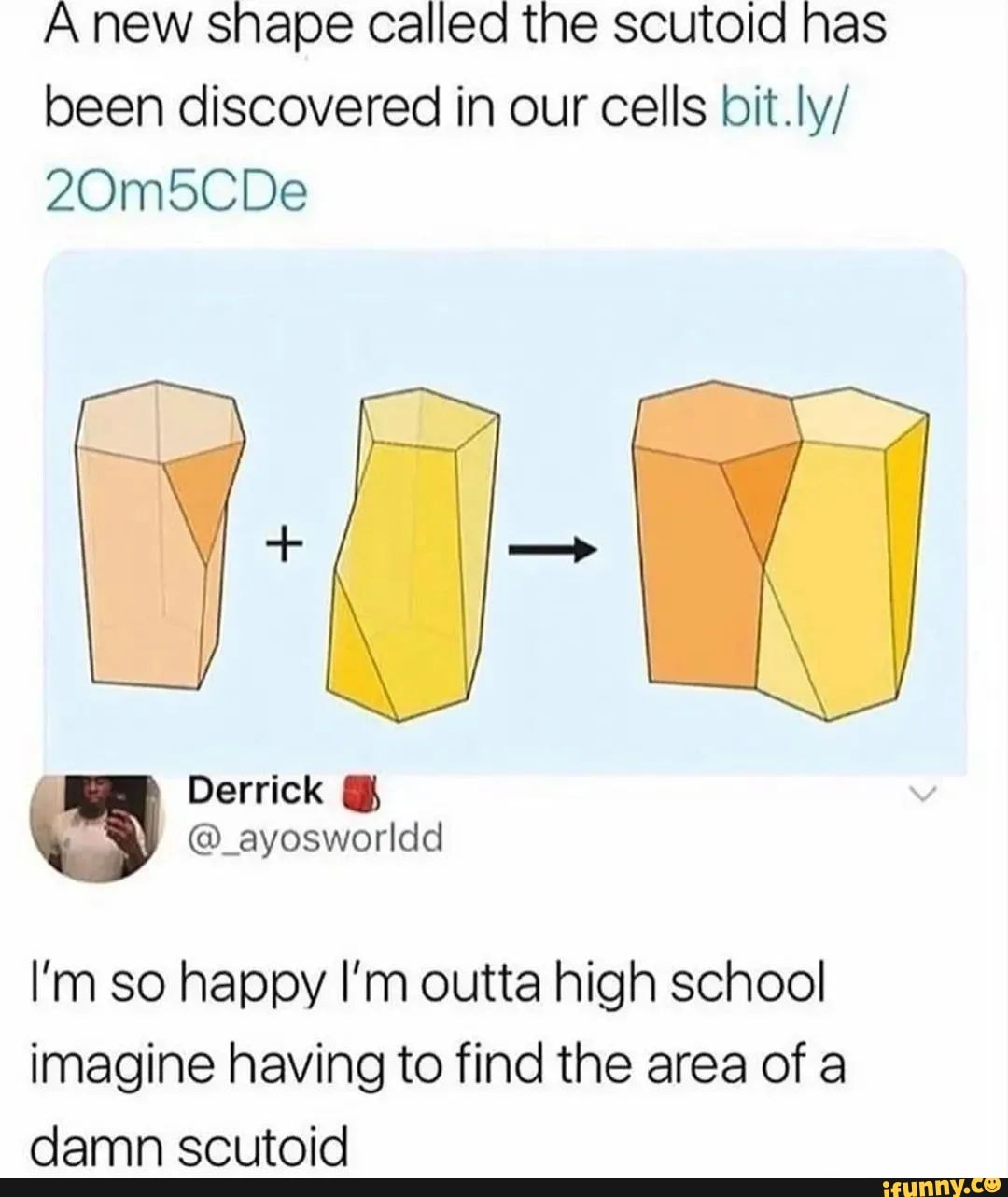 A new shape called the scutoid has been discovered in our cells bit.ly ...