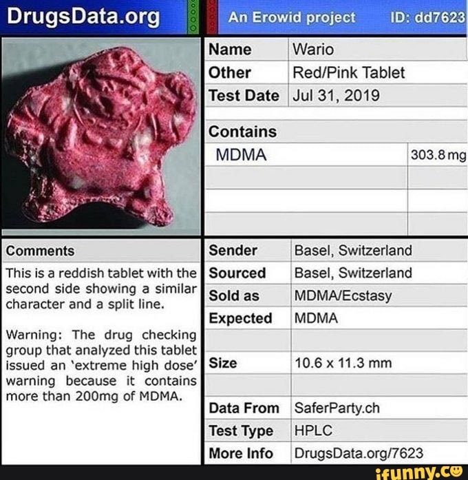 Comments This is a reddish tablet with the second side showing a ...